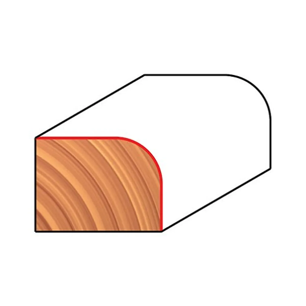 Freud 34-106: 5/32" Radius Rounding Over Bit with 1/4" Shank