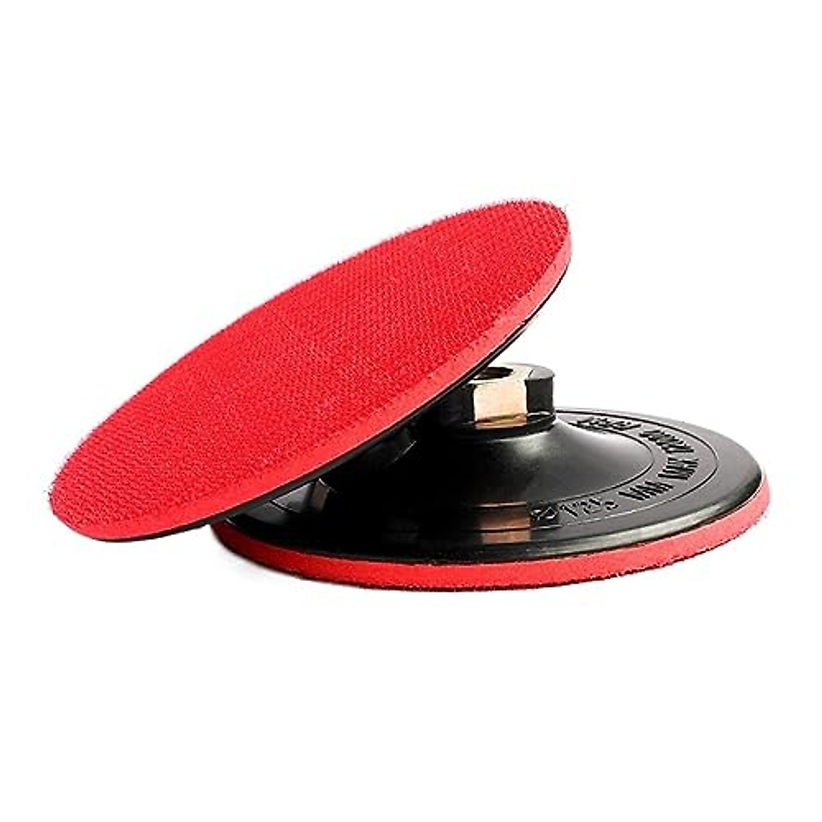 Sponge Polishing 4"/5 " 2pcs Self-Adhesive Backing Pad Plastic Foam Backer Plate Car Polisher Angle Grinder Hook&Loop Polisher Bonnet Buffing Polishing Pads ( Color : Tre , Size : 5-8-11 THREAD_5 INCH