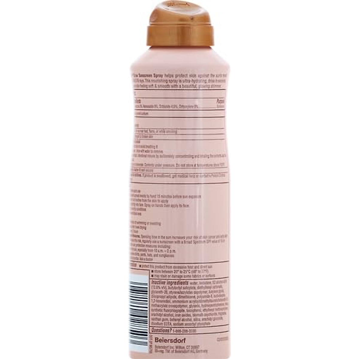 Coppertone Glow with Shimmer Sunscreen Spray, Water Resistant , Broad Spectrum, SPF 50, 5 Oz