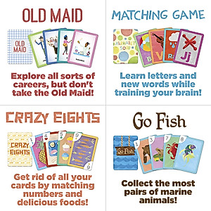 Imagination Generation Illustrated Card Game| Develop Critical Thinking, Strategy & Problem Solving| Old Maid Matching Cards