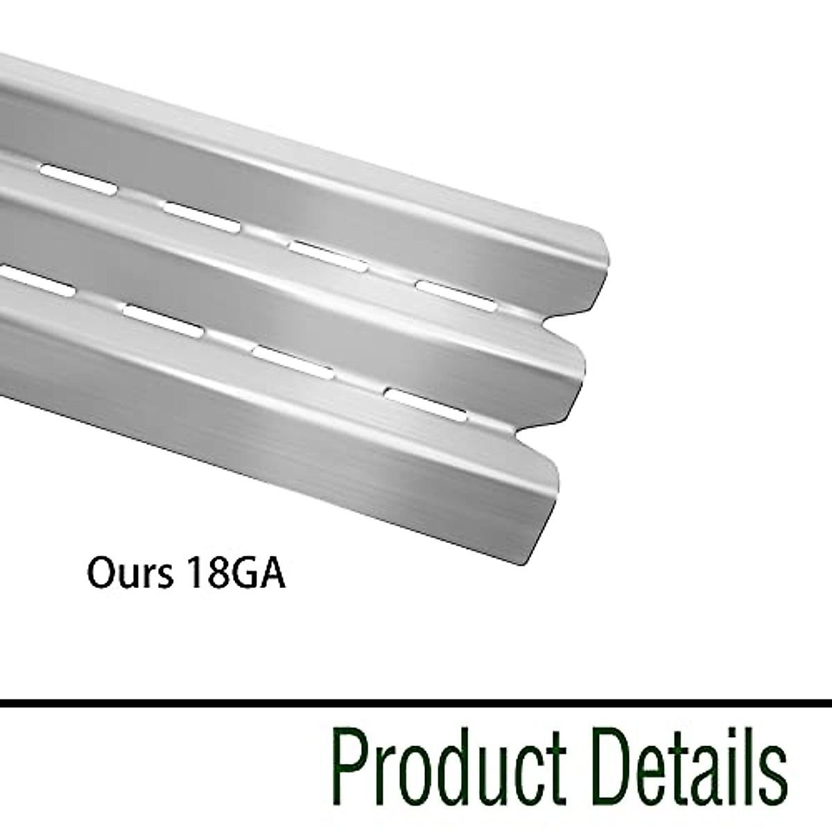 Damile Grill Heat Plates Shield Burner Cover Flame Tamer Gas Grill Burner Pipe Tube BBQ Gas Grill Replacement Parts for Broil King 9221-64, 9225-64, 9235-24, 9615-54, Baron 440, Baron 490, Baron 590