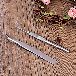 Acronde 3 Pack Tick Remover Tool Set Stainless Steel Tick Remover Kit for Cats and Dogs