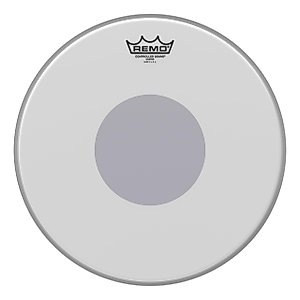 Remo Controlled Sound Coated Drum Head with Reverse Black Dot - 14 Inch