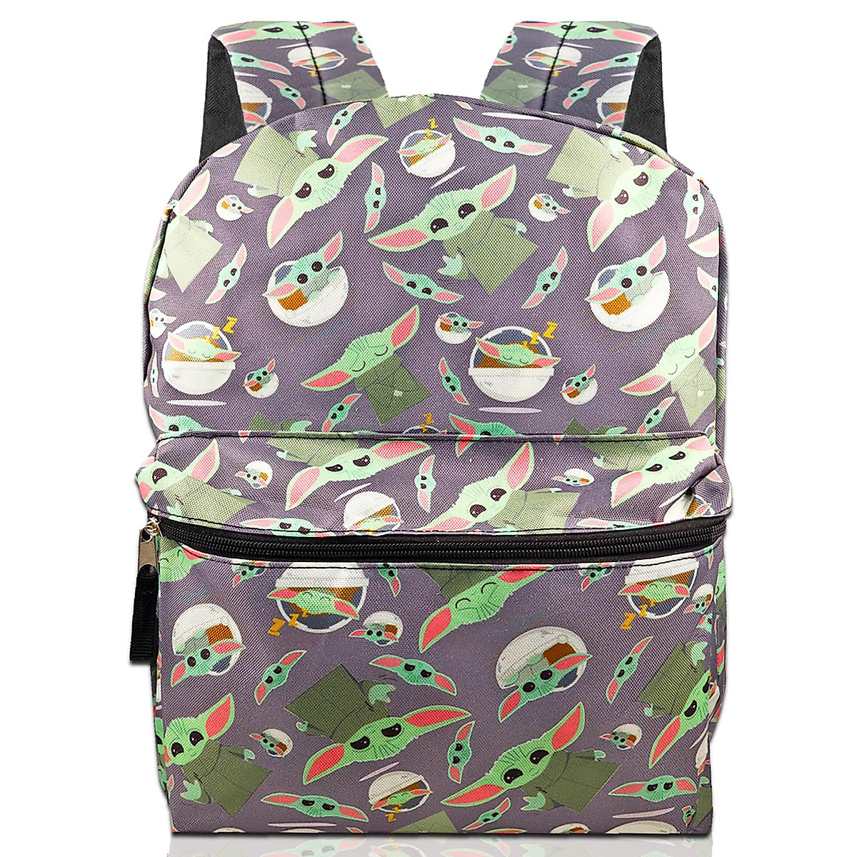 Star Wars Backpack and Lunch Box Set - Bundle with Baby Yoda School Backpack for Boys, Star Wars Lunch Bag, Stickers | Star Wars The Child Backpack