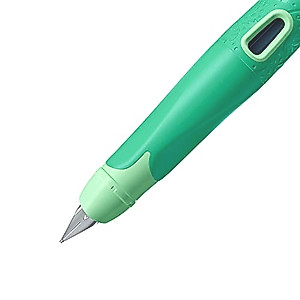 STABILO Ergonomic School Fountain Pen EASYbirdy 3D Wildfile Special Edition - Nib M - Right-Handed - Cartridge Included - Green