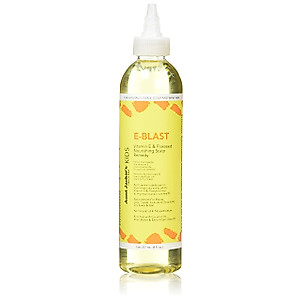 Aunt Jackie's Kids E-Blast Daily Oil for Dry Scalp, Vitamin E and Flaxseed Nourishing Scalp Remedy for Naturally Curly, Coily and Wavy Hair, 8 oz