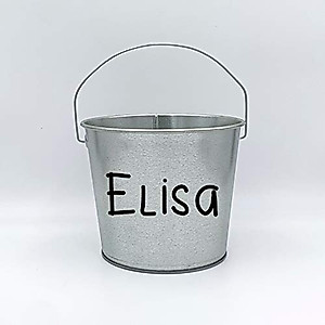 Personalized Name Pail ~ Choose the Colors ~ Made in USA