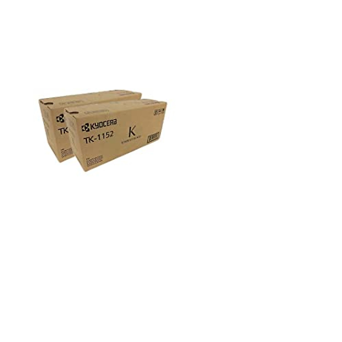 Kyocera TK-1152 Black Standad Yield Toner Cartridge 2 Pack for ECOSYS M2635dw in Retail Packaging