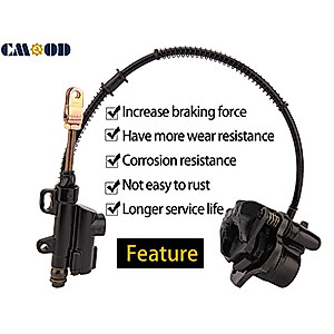 Rear Brake Master Cylinder Caliper For 50cc 70cc 90cc 110cc 125cc Chinese ATV Taotao Quad Coolster 3050HD Four Wheeler