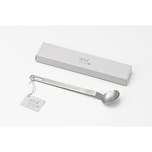 Yoshikawa Stainless Steel Teaspoon Spoon, 7.3 inches (18.5 cm), Made in Japan, Tsubamesanjo and 2673013 AN0210