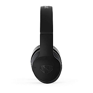 NCREDIBLE AX1 Bluetooth Wireless Headphones, Enhanced APT-X Audio, Tuned by Nick Cannon, Foldable Headset, Adjustable Padded Headband, Soft Ear Cushions, Built-in Mic, Ear Cup Controls (Gunmetal)