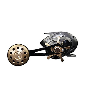 Big Game Baitcasting Reels 33Lbs Max Drag Low Profile Baitcaster Fishing Reel (Left)