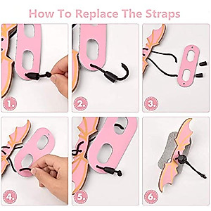 Valentine's Day Lizard Leash Harness Hat Bowtie Set - Bearded Dragon Valentine's Day Hat+Bowtie+3 Pack Reptile Harness Leash for Bearded Dragon Iguana Amphibians Small Animal Clothes Outfit (Pink)