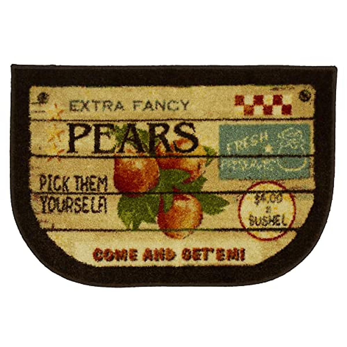 Mohawk Home Machine Washable Mat ,Fruit Crate, Set