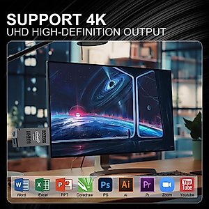 AIOEXPC Mini PC Stick Intel Celeron N4020 2.8GHz Windows 11 Pro 8GB DDR4 128GB SSD Mini Compute Stick Support 4K HDMI, 2.4G/5.0G WiFi, Gigabit Ethernet, Cooling System, Bluetooth 4.2, USB 3.0