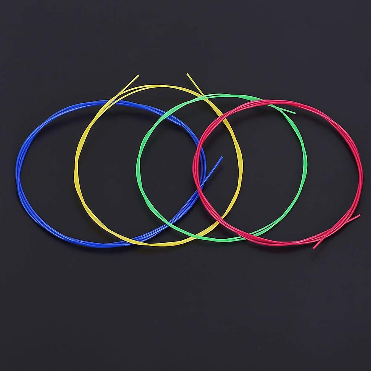 Ukulele Strings Set,4pcs/Set Colorful Nylon Strings Replacement Part Accessory for Ukelele