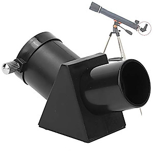 070 Camera Diagonal Mirror Portable 0.965inch/24.5mm 45-Degree Erecting Image Prism Zenith Diagonal Mirror Accessory for Refracting Astronomical Telescop