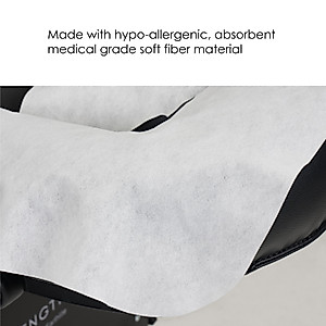 EARTHLITE Disposable Face Cradle Covers – Medical-Grade, Ultra Soft, Luxurious, Non-Sticking Massage Headrest Covers for Massage Tables & Massage Chairs