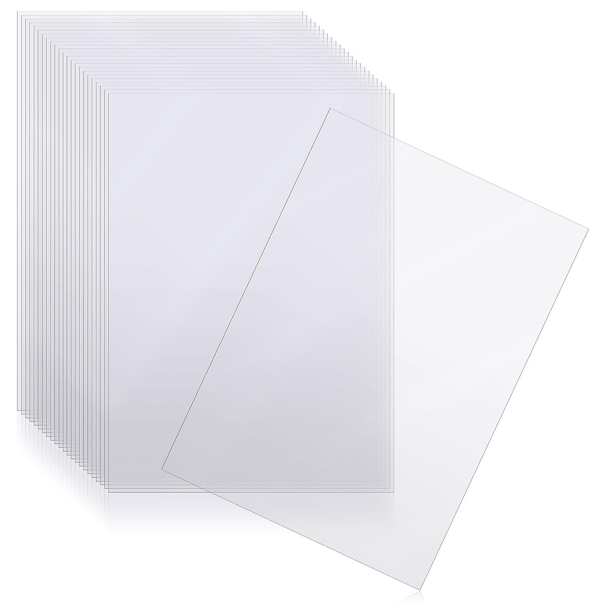 100 Pack Jumbo Card Binder Giant Card Sleeves Big Clear Trading 8.3 x 5.9 Inch Large Plastic Card Sleeves for Sports Games Photo Holder Protection, No Cards