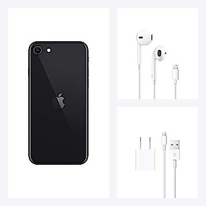 New Simple Mobile Prepaid - Apple iPhone SE (256GB) - Black [Locked to Carrier - Simple Mobile]
