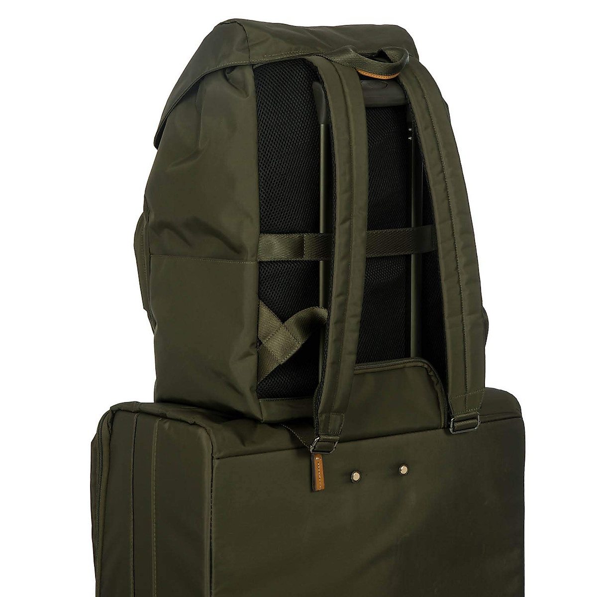 Bric's X-Travel Excursion Backpack - 15 inch - Cute Designer Backpack for Women and Men - Olive