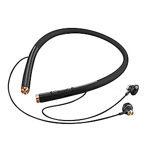 Bluetooth Sports Wireless High-Power Neck-Mounted Earphones - Built-in Mic & Sweat Resistant Headset Bluetooth 5.0 Wireless Headset - Built-in Noise Cancelling Microphone for