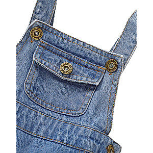 LAPA Baby Girls/Boys Overalls Newborn Denim Romper Ripped Jeans Soft Outfit 3M-24M…