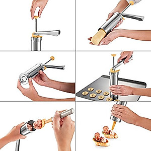 Tescoma Biscuit Maker/Cake Decorator, Metal Delícia