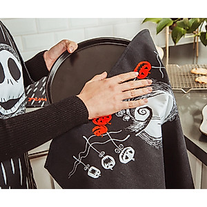 Disney The Nightmare Before Christmas Jack Black Kitchen Hand Towels | Set of 2