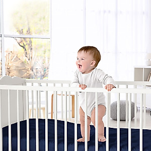 Fitted Crib Sheet for Anchors Away Baby/Toddler Bedding - Navy Blue