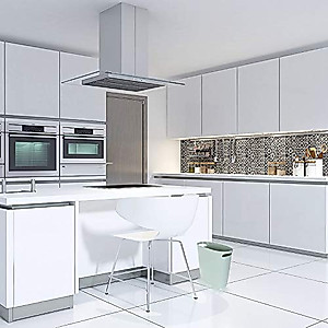 ZOEYES 3 Pack Slim Plastic Trash Can Wastebasket 3.5 Gallon Large Garbage Bin with Handles for Bathroom, Kitchen, Home Office, Dorm, Kids Room, Green