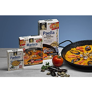 Castevia 26-Inch Enameled Steel Paella Pan, 65cm / 25 servings