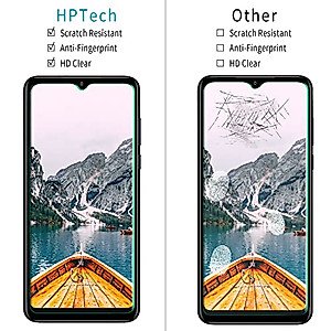 HPTech (2 Pack) Designed for Motorola Moto G Pure Tempered Glass Screen Protector, Easy to Install, Anti Scratch, Bubble Free