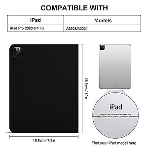 Cinema Clapper Board Protective Case Compatible with IPAD 2020 AIR 4 （10.9in） Stand Case Auto Sleep/Wake Cover