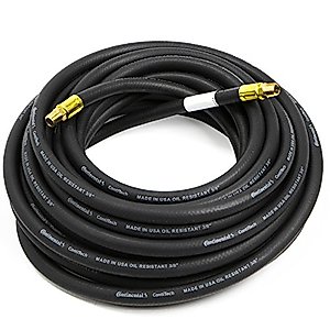 Goodyear Rubber Air Hose - 3/8in. x 25ft. Black