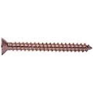 CRL Antique Brushed Copper #10 x 2" Wall Mounting Flat Head Phillips Sheet Metal Screw - Package