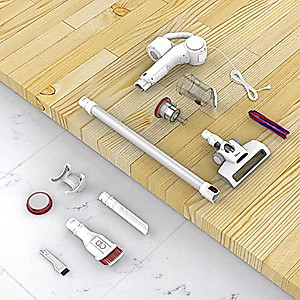 Dibea Corded Stick Vacuum Cleaner Lightweight Handheld Vac Machine 20KPA Strong Suction for Pet Hair/Dust/Dirt on Hardwood Floor, Carpet, Car, etc