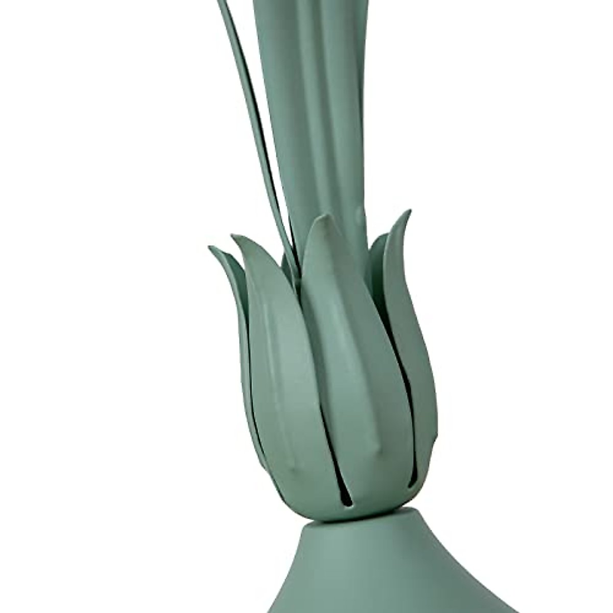 JAJADAH Modern Tiffany Style, Flower Frosted Glass Table Lamp, Lily Pad Base Night Light 110v, White Frosted Patterned Glass Table Lamp Fits for Your Bedside, End Table, Coffee Table, Working Table