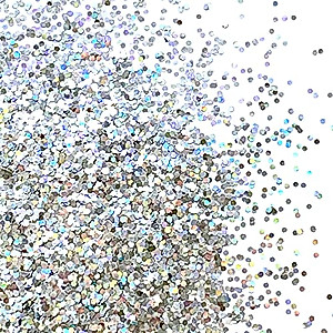 EcoGlimmer "DiscoBall Chunky" Cosmetic Biodegradable Eco Glitter - Plant-Based, Eco-Friendly Glitter Blend for Face, Body, Hair, Nails, and DIY Crafts - 15 Grams (1/2 Ounce)
