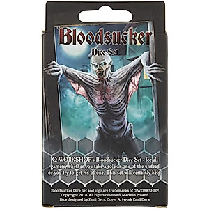 Bloodsucker Dice Set Black & Silver
