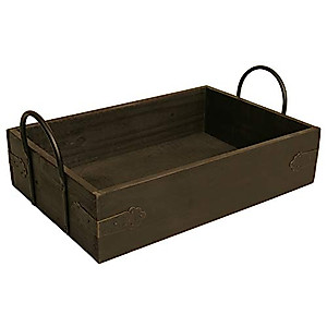 Wald Imports 8539/SM Wood Tray, 12 Inch, Brown