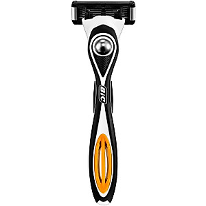 Bic Flex 5 Hybrid Razor - 1 Count Handle & 3 Count Cartridges Per Package - Pack of 2 Packages