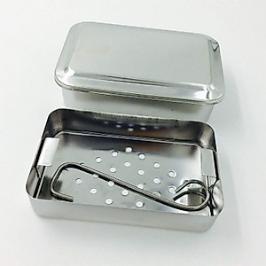 15cm Stainless Steel Instruments Tray case Immersion Disinfection Tray