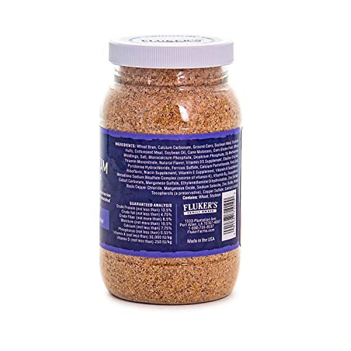 Fluker's High Calcium Mealworm Diet - Can Be Used as a Gut-Loading Food or Bedding, 6oz