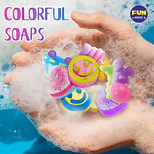 Kid Soap Kit, FunKidz Soap Making Kit for Kids for All Ages DIY Crafts Kits STEM Science Activity Gift for Girls and Boys