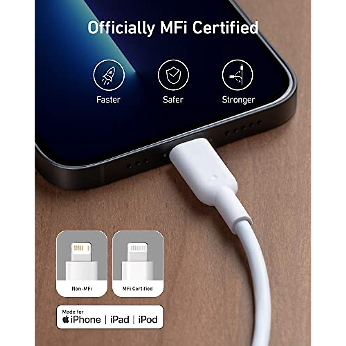 Anker USB C Charger 20W with 3ft USB-C to Lightning Cable, 511 Charger (Nano Pro), PD Durable Compact Fast Charger, for iPhone 14/14 Plus/14 Pro/14 Pro Max/13, Galaxy, iPad/iPad Mini