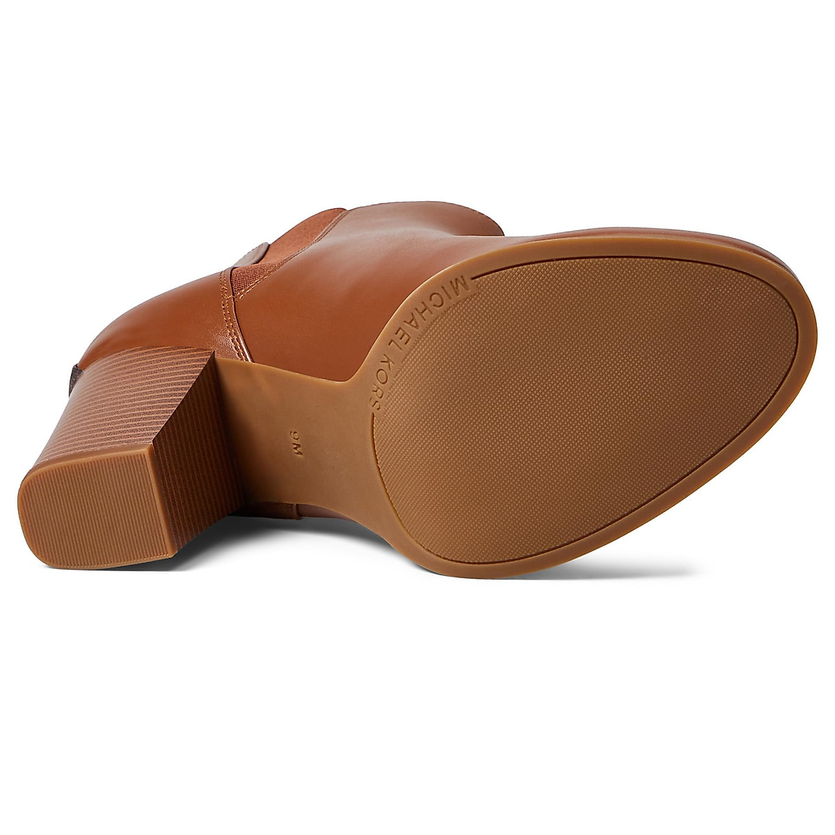 Michael Kors Evaline Heeled Bootie Luggage 7 M