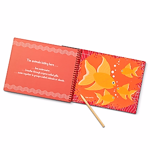 Melissa & Doug On the Go Scratch Art: Animal Families Hidden-Picture Activity Pad With Stylus