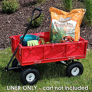 Sunnydaze Utility Cart Liner - Includes Liner ONLY