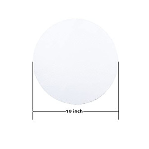 5Pieces 10Inch Silicone Steamer Liners, Roud Non Stick Silicone Steamed Pad Baking Pastry Dim Sum Mesh for Home Kitchen Use